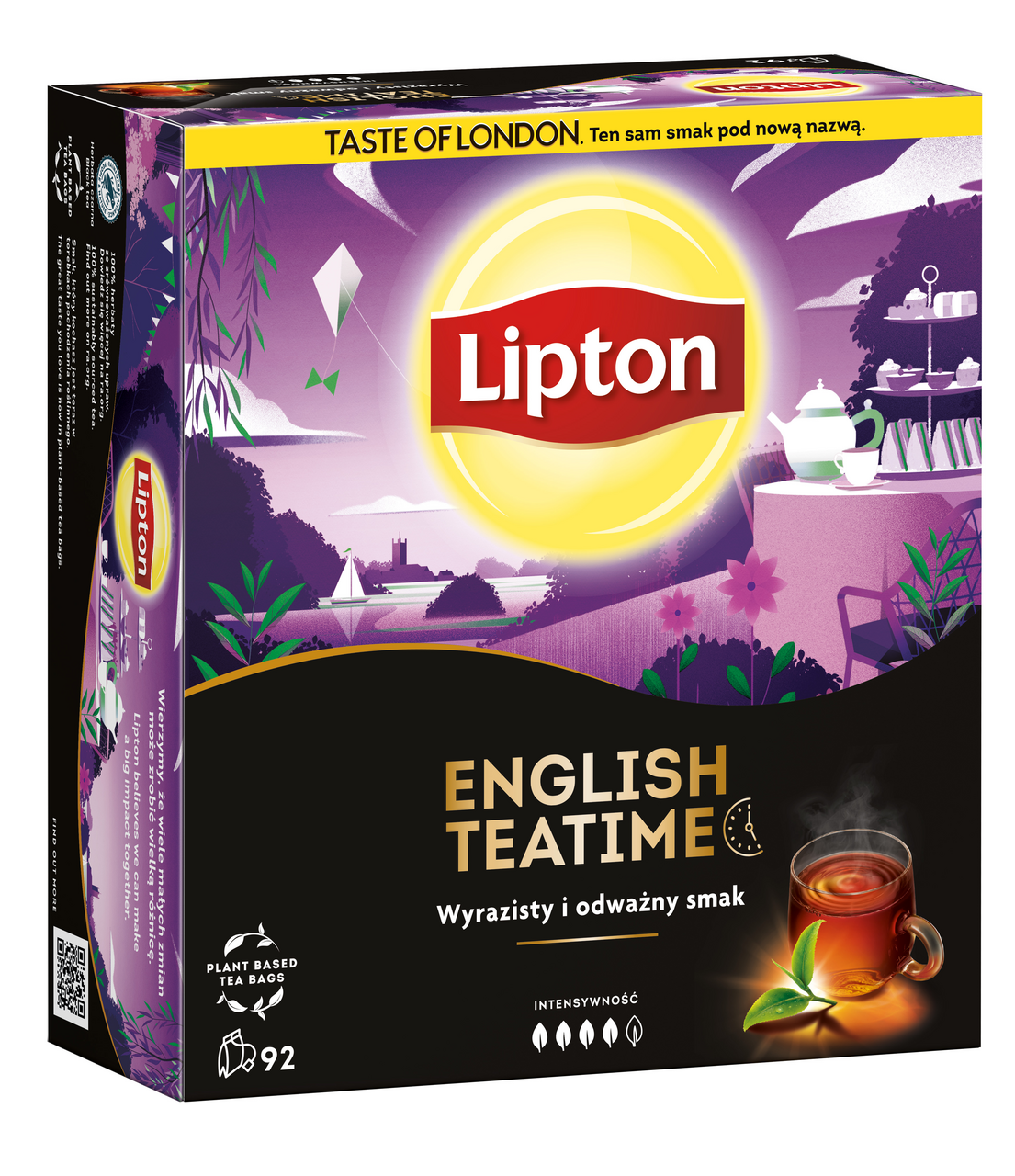 Lipton English Teatime 92 ks - Sáčky, Černý, Čaj, Čaj, káva, kakao, Trvanlivé
