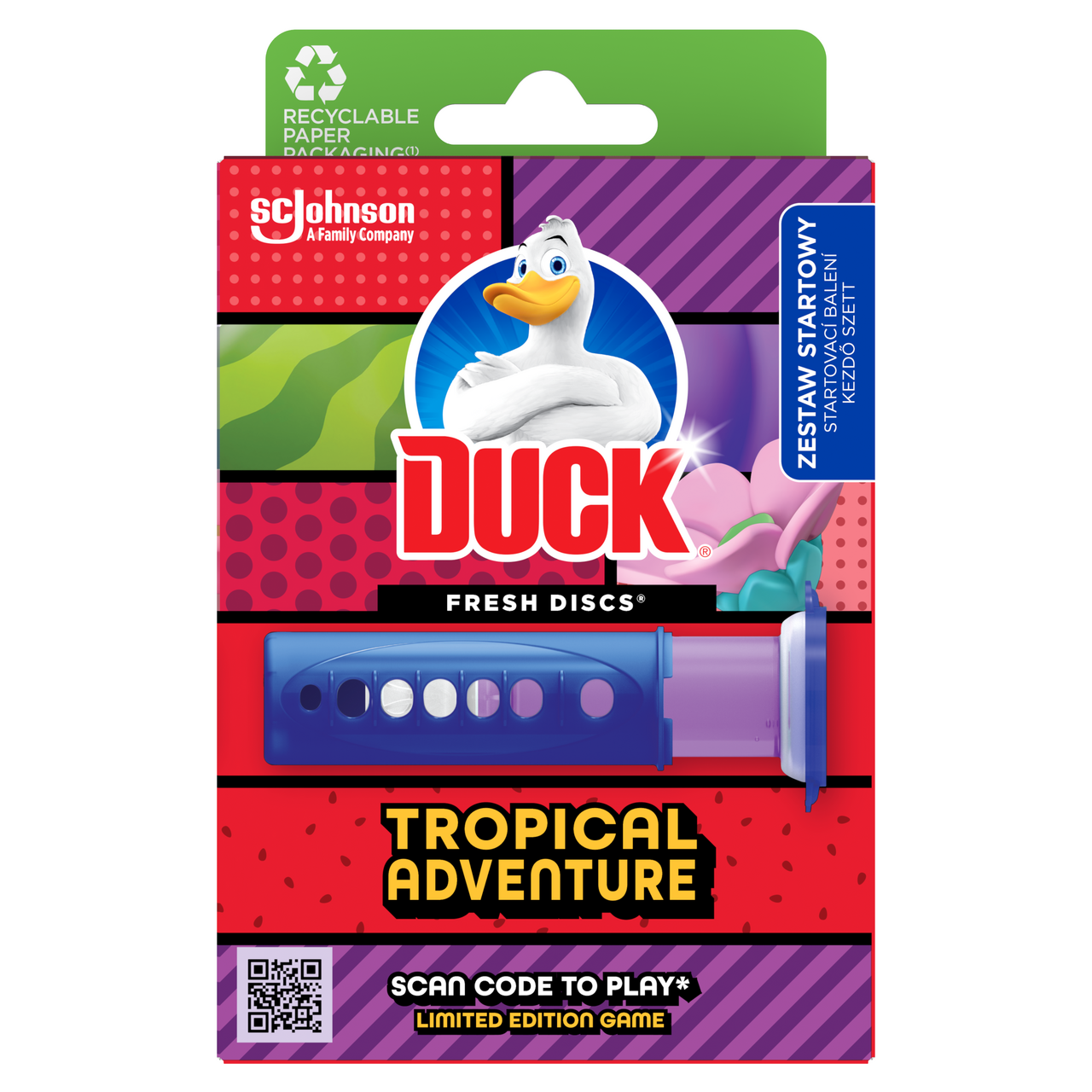 Duck Fresh Disc Tropical 36 ml - WC bloky, Toaleta, Čisticí přípravky ...