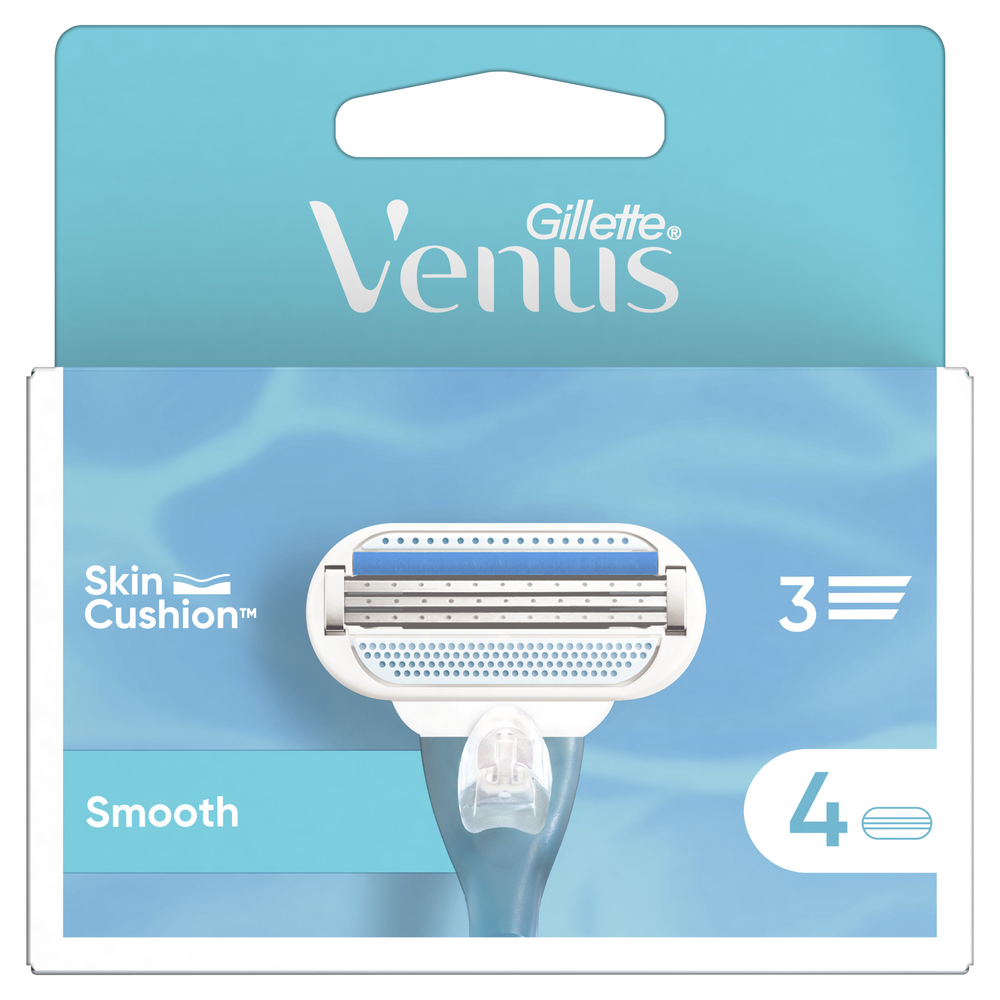 Gillette Venus Smooth holící hlavice 4 ks - Žiletky, Holení, depilace ...