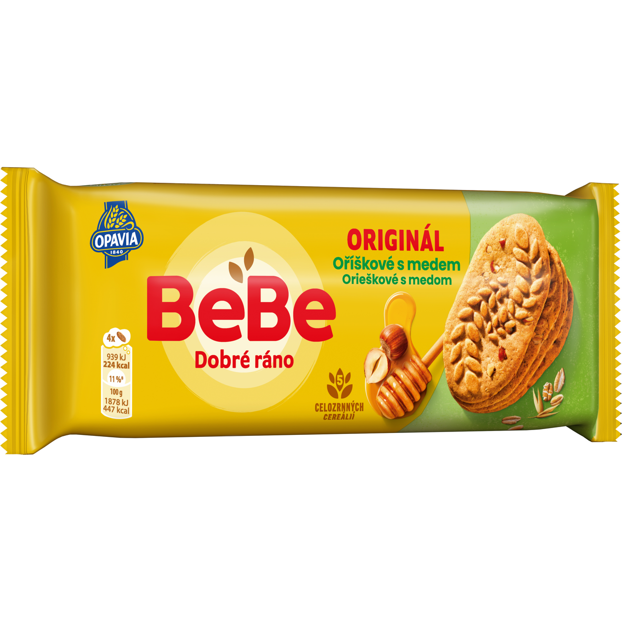 OPAVIA BeBe Dobré ráno med oříšek 30 x 50 g - Piškoty a sušenky ...