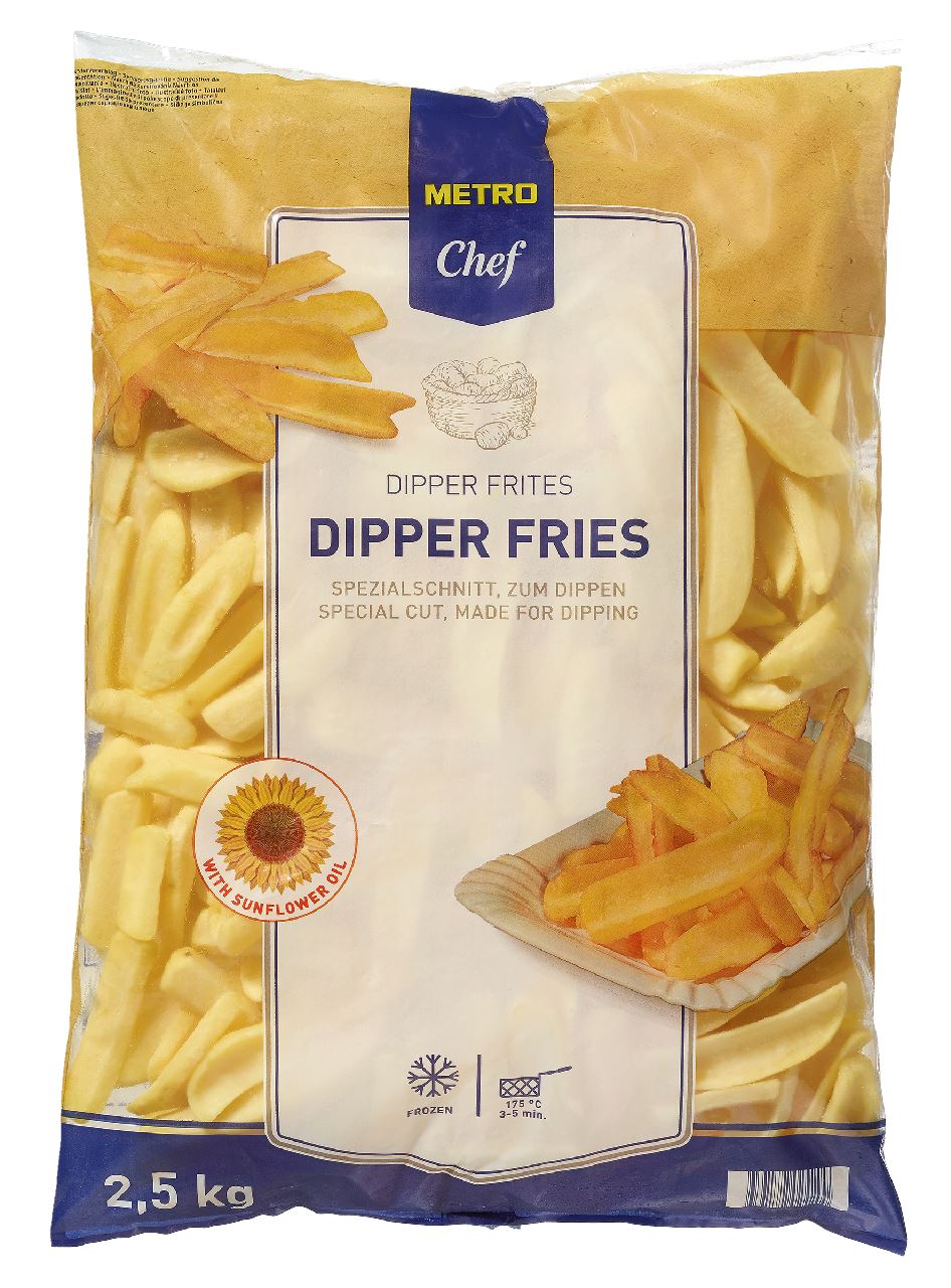 METRO Chef Dippers tiefgefroren - 2,5 kg Beutel