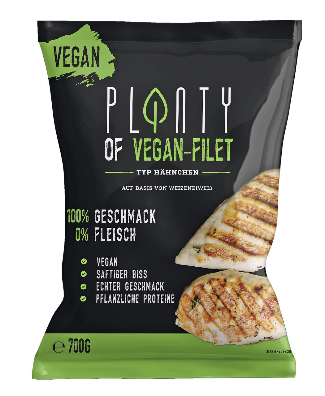 PLANTY OF MEAT Planty of Vegan Filet Typ Hähnchen tiefgefroren 7 Stück ...