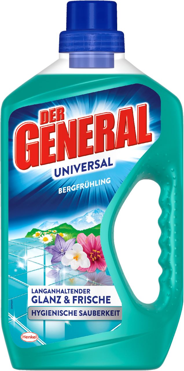Der General Allzweckreiniger Bergfrühling flüssig - 750 ml Flasche