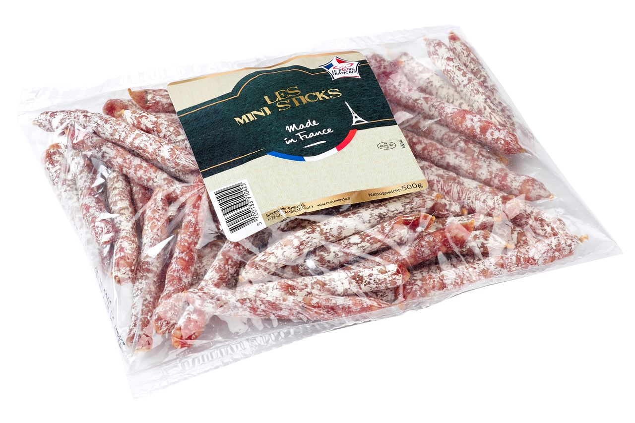 Jean Caby Brocéliande Mini Salami Sticks - 500 g Packung