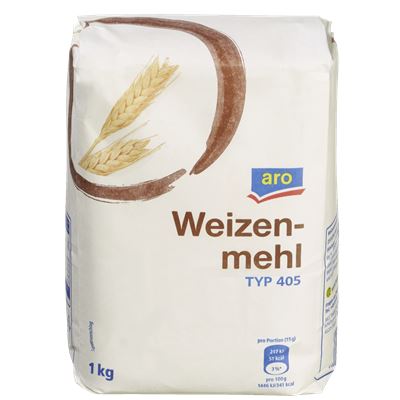 aro Weizenmehl Type 405 - 1,00 kg Packung