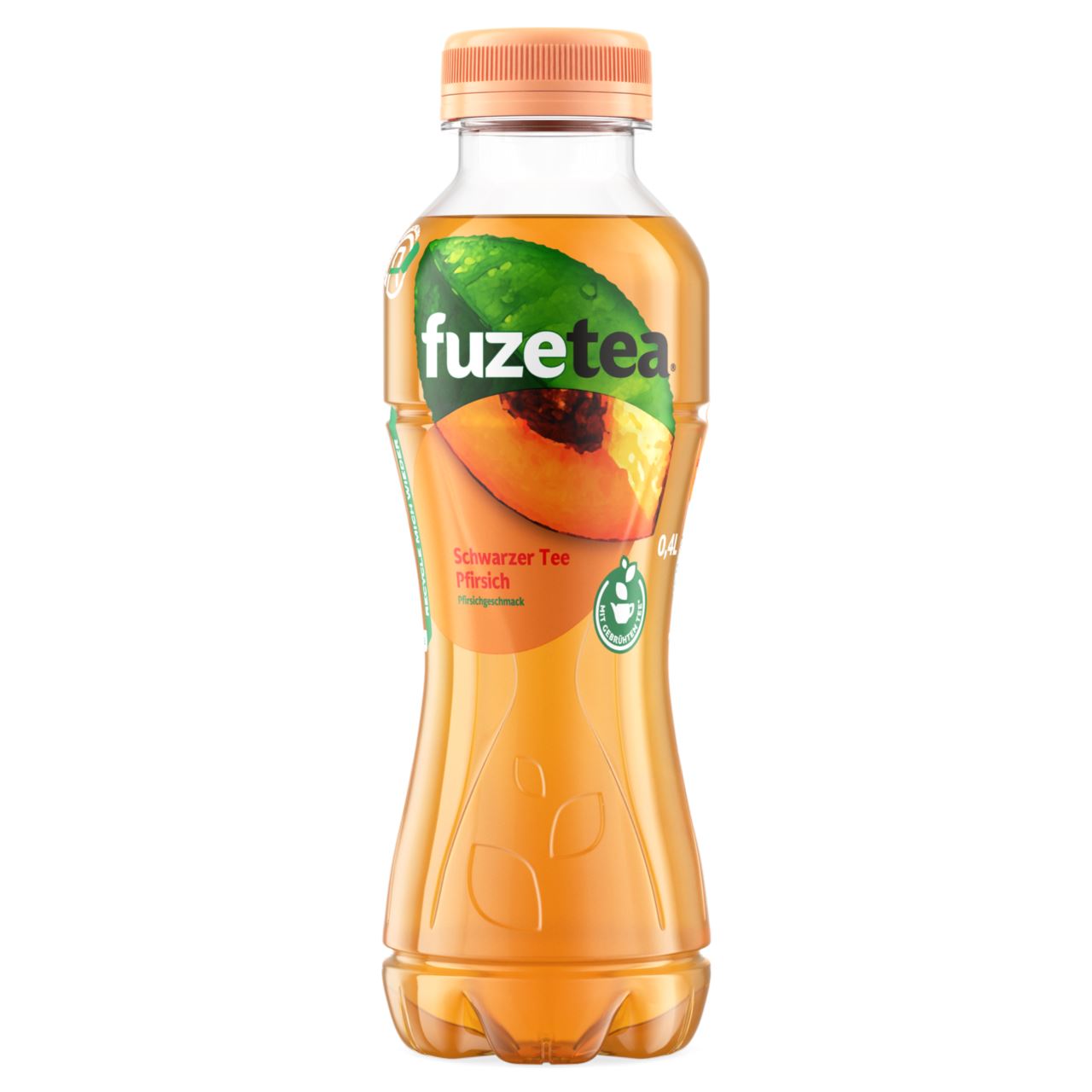 Fuze Tea Schwarzer Tee Pfirsich PET - 0,40 l Flasche