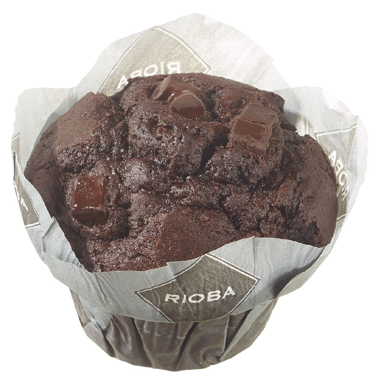RIOBA Double Chocolate Muffins - 2 Stück à 100 g Packung