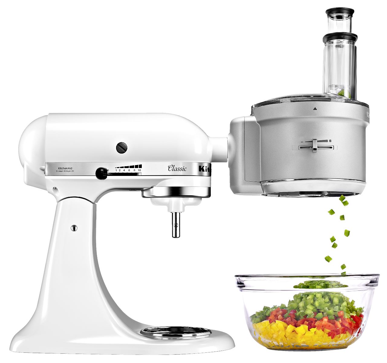 KitchenAid Häcksleraufsatz Food Processor 5KSM2FPA