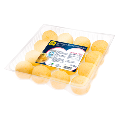 Burgis Geformte Kartoffelknödel ohne Brotwürfel, 16 Stück à 180 g ...
