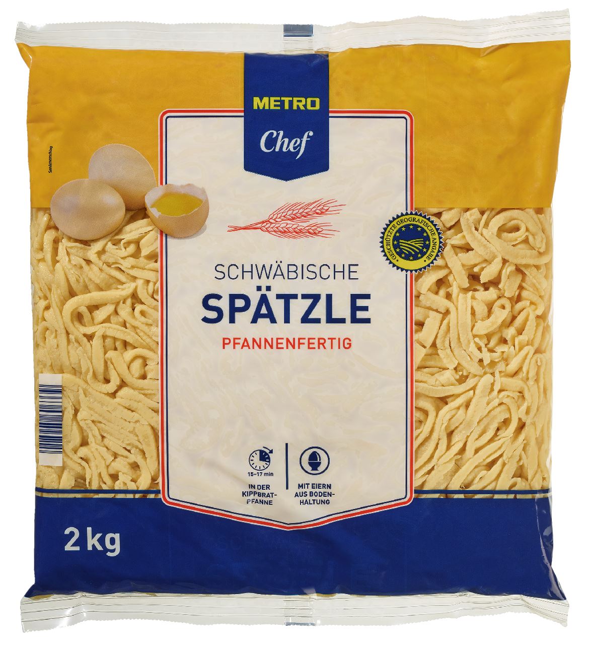 METRO Chef Spätzle gekühlt - 2 kg Beutel