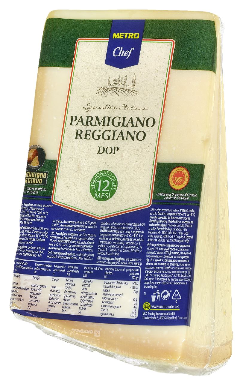 METRO Chef Parmigiano Reggiano DOP, 32 % Fett i. Tr., 12 Monate gereift ...