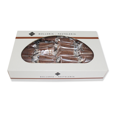 RIOBA bizcocho de chocolate belga caja 1365 g