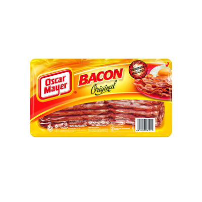 Oscar Mayer bacon panceta cocida ahumada loncheada sobre 150g