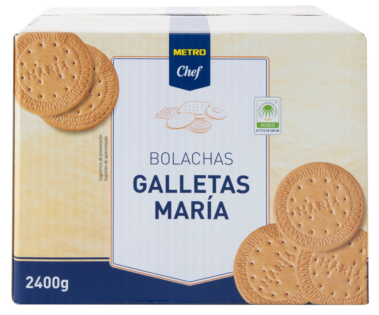 makro Chef galleta María 2,4kg