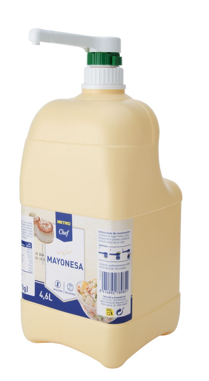 METRO Chef mayonesa con dosificador 4600 ml