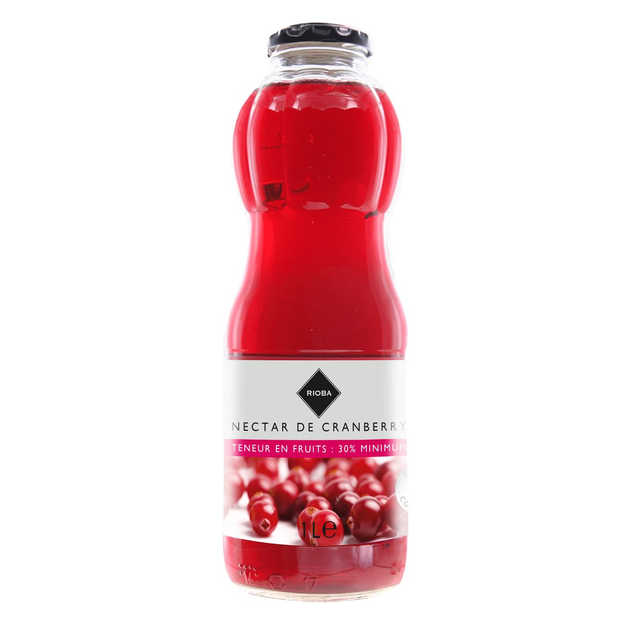 RIOBA Nectar de cranberry 1 L verre perdu