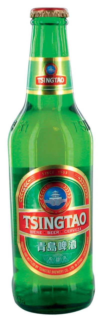 Tsing Tao Bière blanche 4.7% 33 cl verre perdu