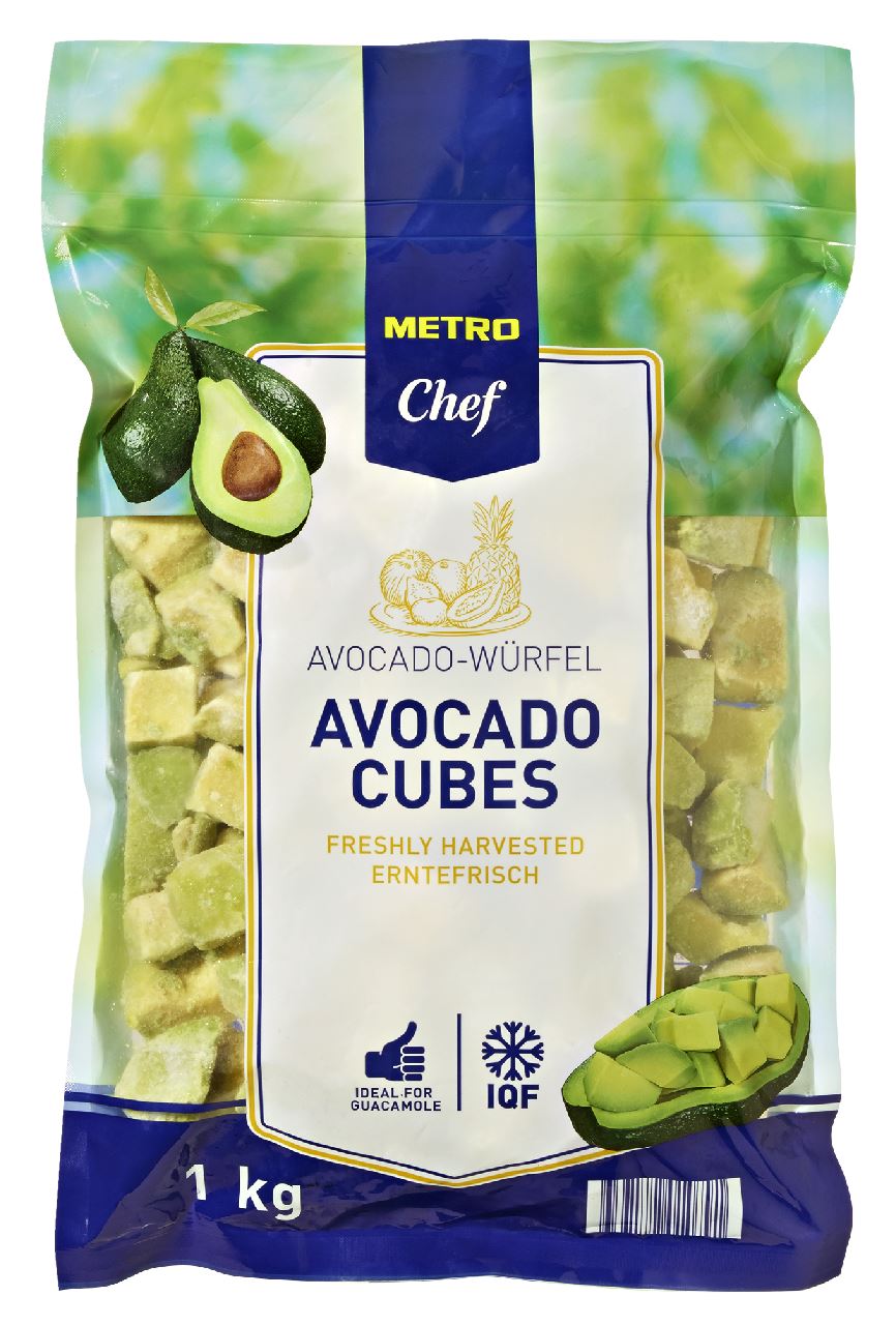 METRO Chef Avocado Cuburi congelat 1kg