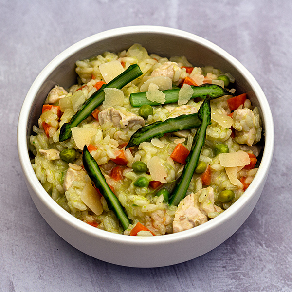 Recettes de chefs | Risotto au poulet et légumes printaniers | METRO