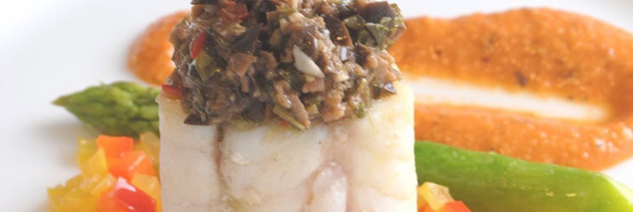 Grdoba sa romesko sosom i salsom od maslina