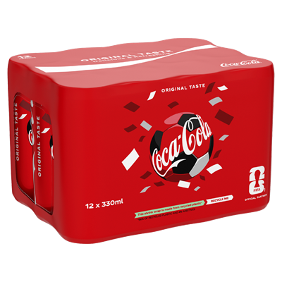 Coca-Cola ORIGINAL TASTE blik 12 x 33 cl