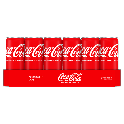 Coca-Cola ORIGINAL TASTE blik 24 x 33 cl