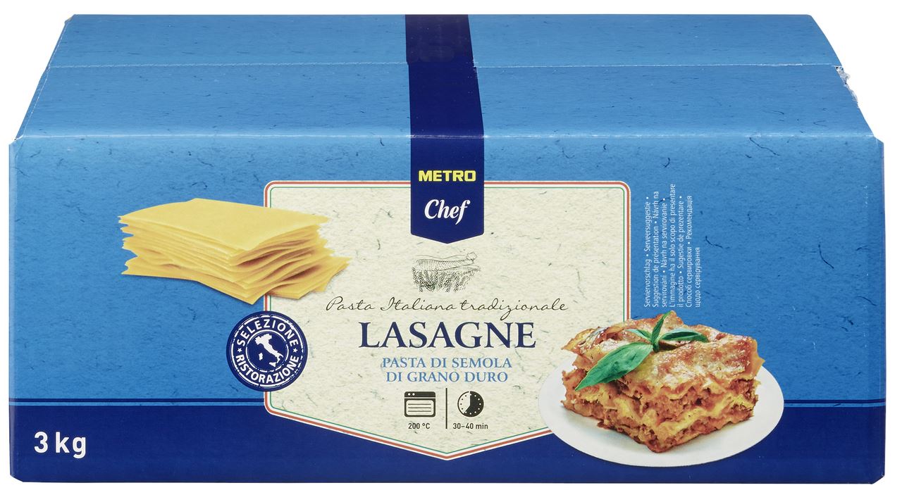 METRO Chef Lasagne 3 kg
