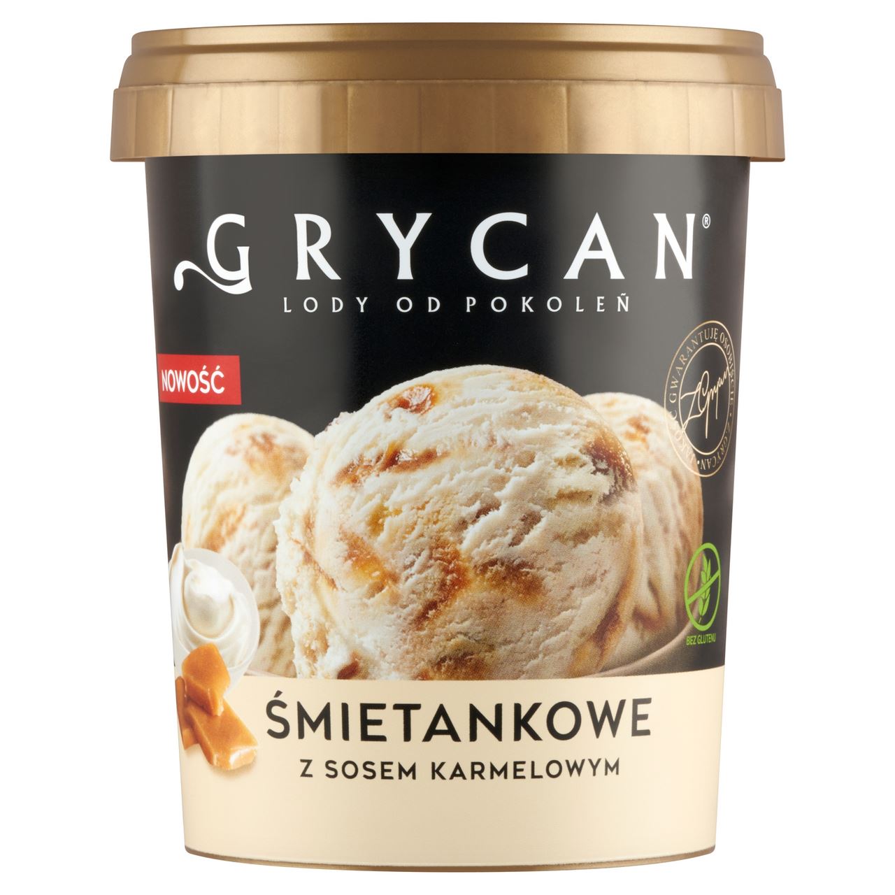GRYCAN Lody śmietankowo słony karmel 480 ml