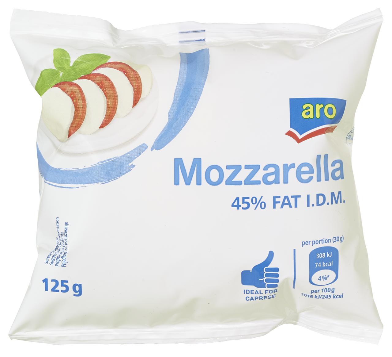 aro Queijo Mozzarella 125 G