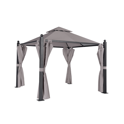 Tarrington House Paviljon fedora gazebo sive boje