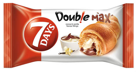 7 DAYS Double Max Croissant kakao-vanilka 80 g - Zákusky, múčniky ...