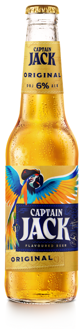 Captain Jack Original 6 x 330 ml SKLO - Ležiaky, Pivo, Nápoje, tabak
