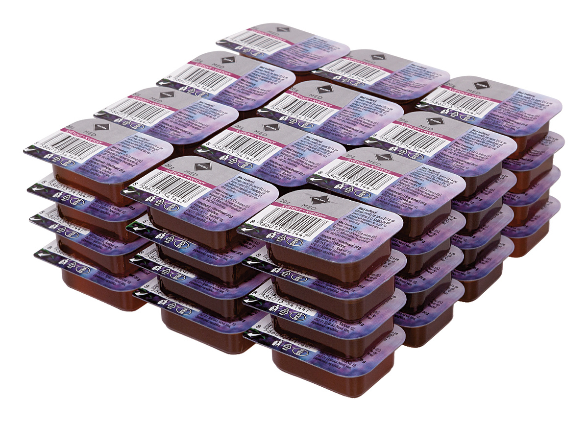 RIOBA Med kvetový 48 x 20 g - Med, Džemy, medy, čoko nátierky, Trvanlivé