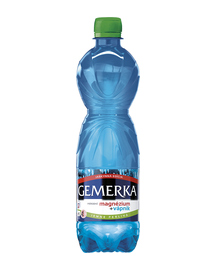GEMERKA Mg a Ca minerálna voda jemne perlivá 12 x 500 ml vratná PET ...