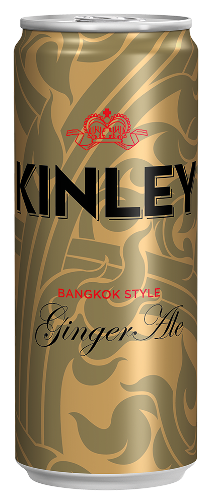 KINLEY Ginger Ale 4 x 330 ml vratná plechovka - Tonic, Limonády, Nealko ...