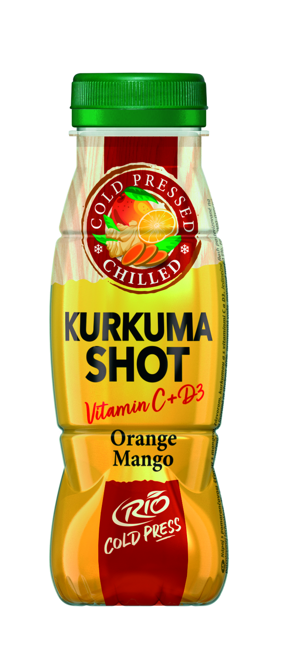 Ginger Shot s kurkumou nápoj 180 ml vratná PET fľaša - Ovocné džúsy ...