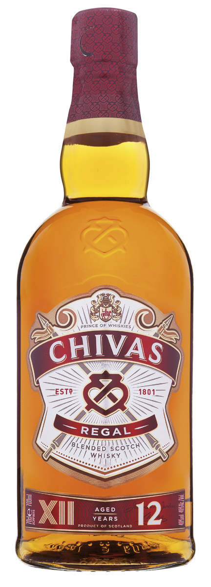 CHIVAS REGAL 12 y.o. 40% 700 ml + pohár 1 ks - Blended, Škótske, Whisky ...