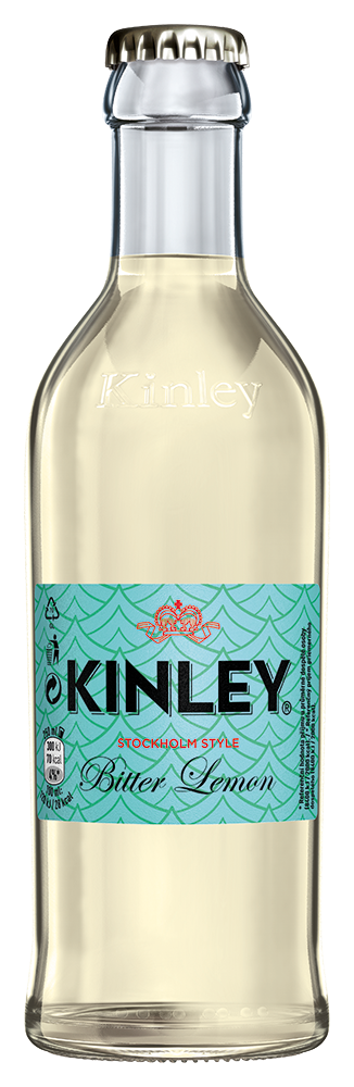 KINLEY Bitter Lemon 24 x 250 ml SKLO - Limonády ostatné, Limonády ...