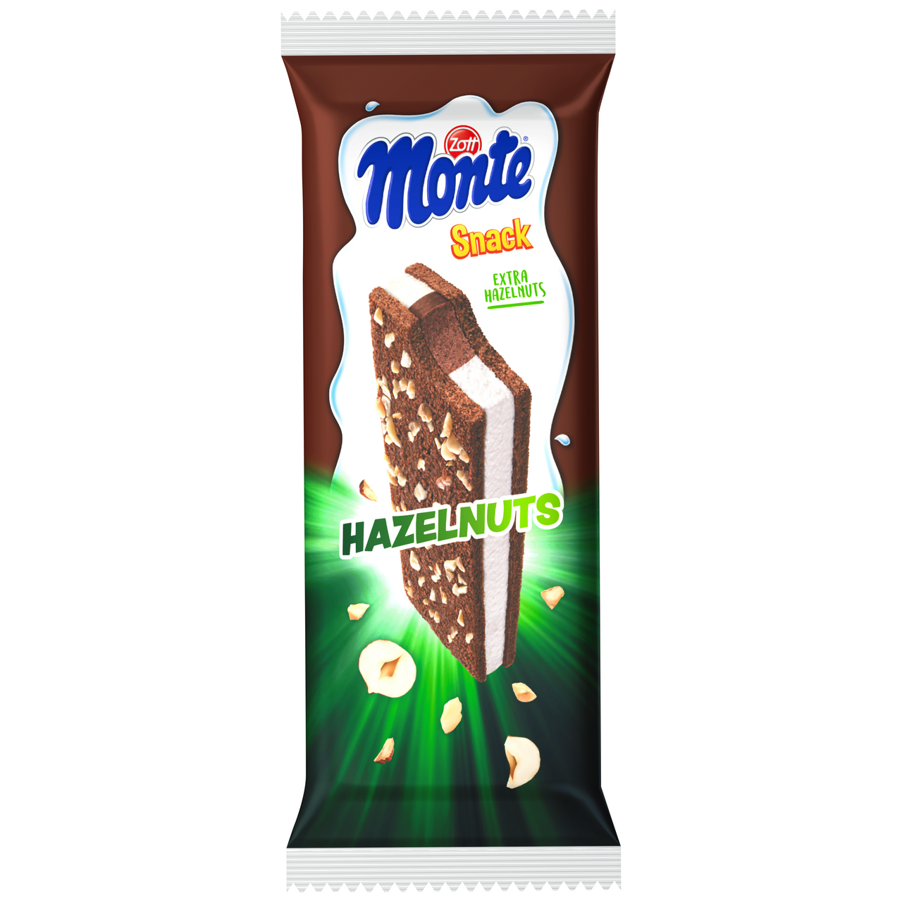 Zott Monte Snack hazelnuts chlad. 24 x 29 g - Rezy, snacky, Dezerty ...