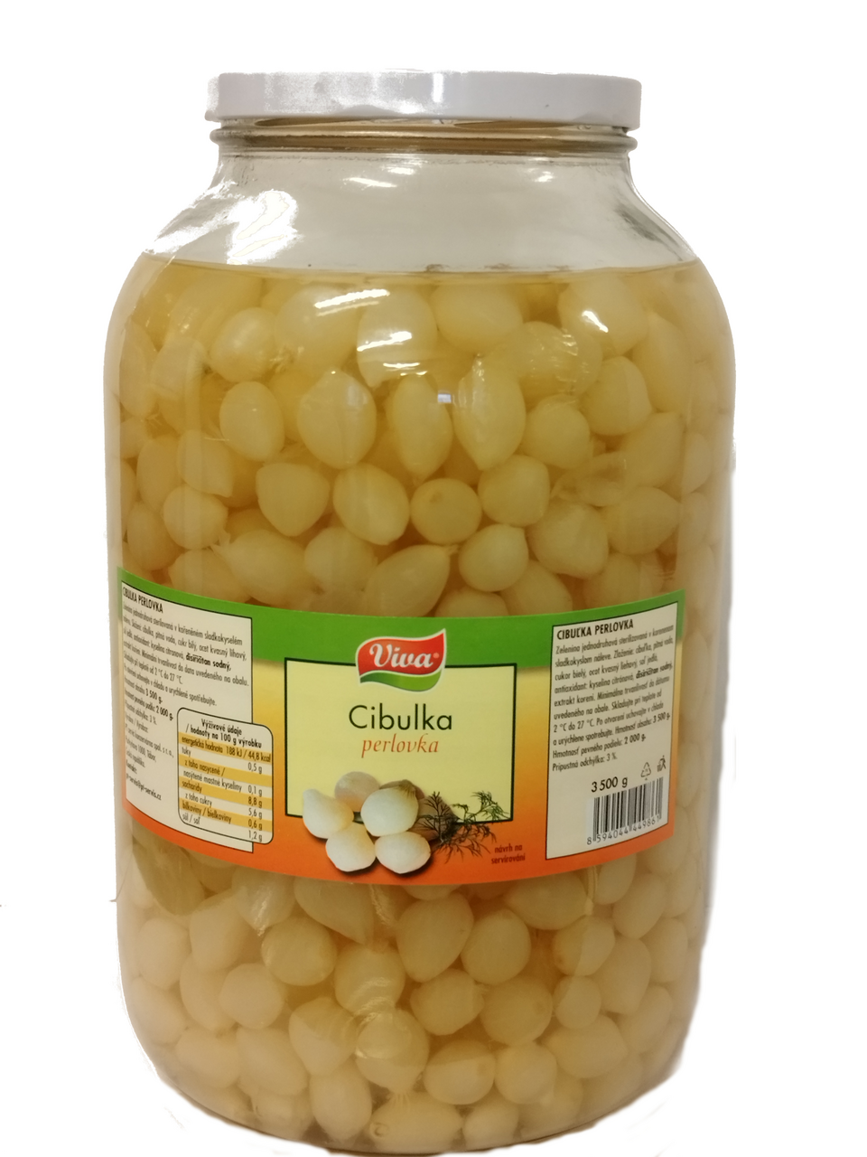 Viva Cibuľka perlovka 3500 g - Cibuľky, Konzervovaná zelenina ...