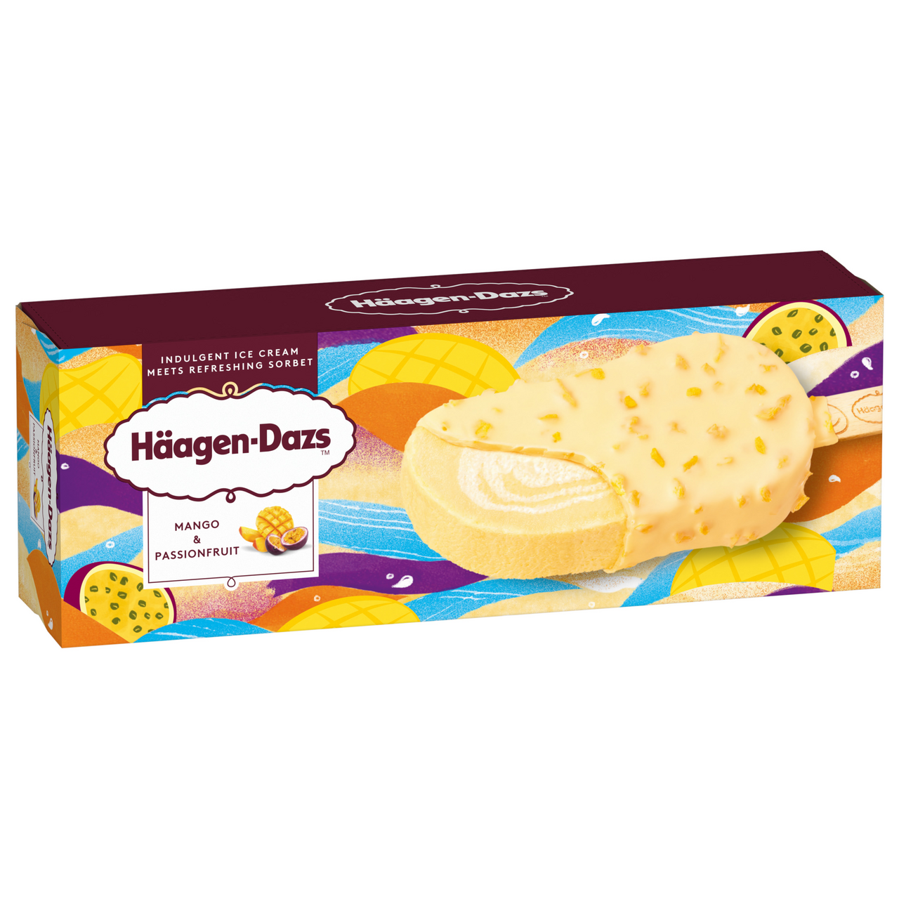HÄAGEN-DAZS Mango & passionfruit nanuk mraz. 80 ml - Nanuky, Impulzné ...