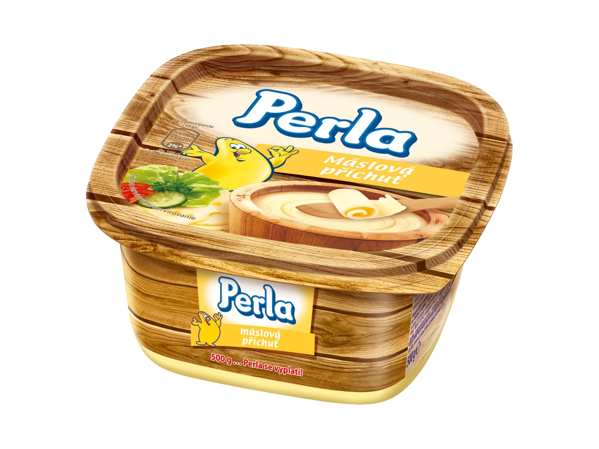 PERLA 500g MASLOVÁ 18x - Margaríny, Maslo, margaríny, tuky, Mliečne ...