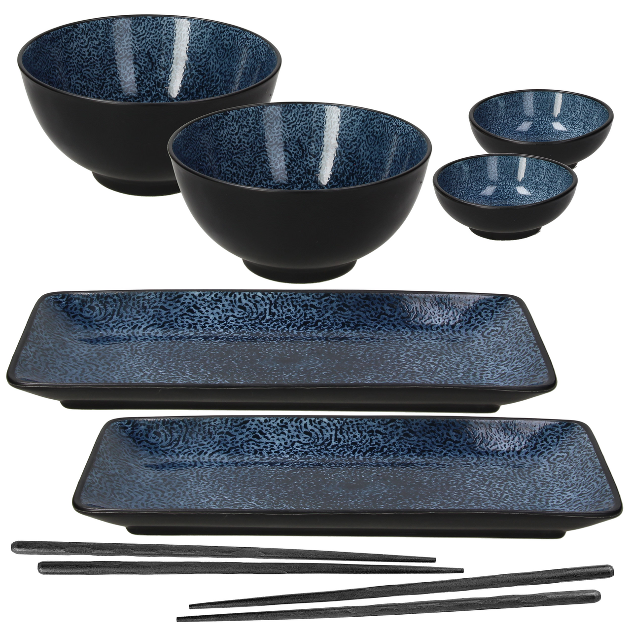8 D SUSHI SET PORTATA FUTARI - Plytké taniere, Taniere, misky ...
