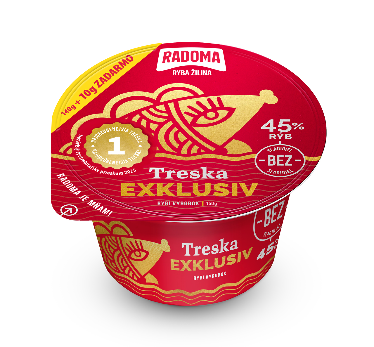 RADOMA Treska Exklusiv chlad. 140 g + 10 g navyše - Rybie, Lahôdkové ...