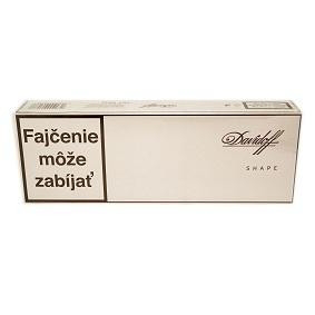DAVIDOFF SHAPE WHITE BOX 19 PBU - Cigarety, Tabak, Nápoje, tabak