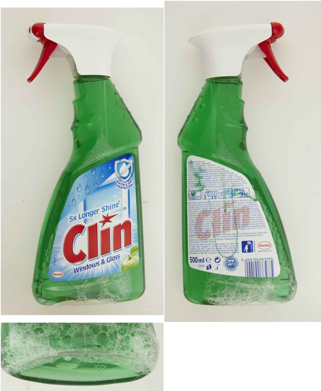 Clin Windows&Glass Apple čistič na okná 500 ml - Umývanie okien ...