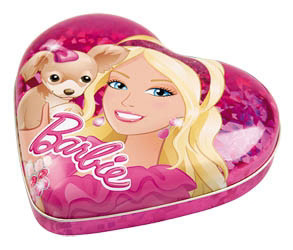 BARBIE PLECHOVÉ SRDIEČKO 125g - Sezónne cukrovinky, Cukrovinky, slané ...